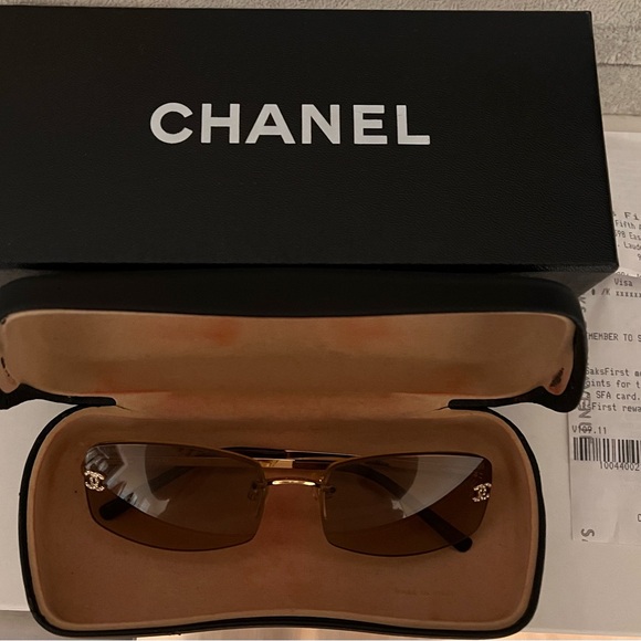 CHANEL | Accessories | Chanel Black Sunglasses Elegant Accessories ...